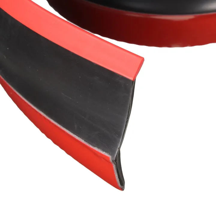 Universal 98'' Car Lip Skirt Protector Front Bumper Spoiler Side Rubber ...