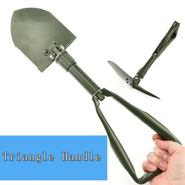 Folding Shovel HOT SELL New Spade Metal Pick Axe Emergency Entrenching ...