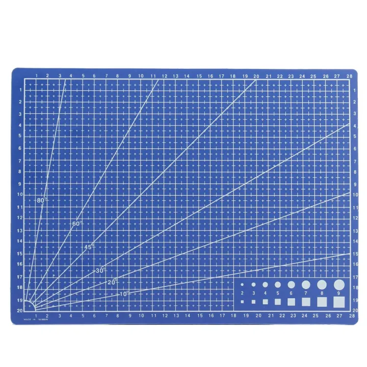 A4 Grid Lines Self Healing Cutting Mat Craft Card Fabric Leather Paper ...