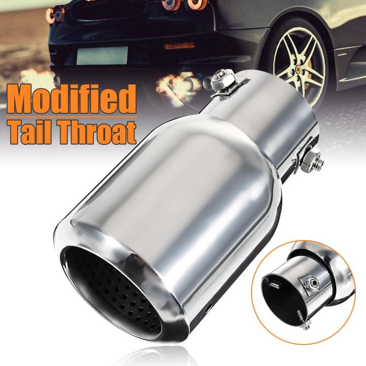 Universal Car Exhause Muffler Stainless Steel Pipe Modified Car Rear ...