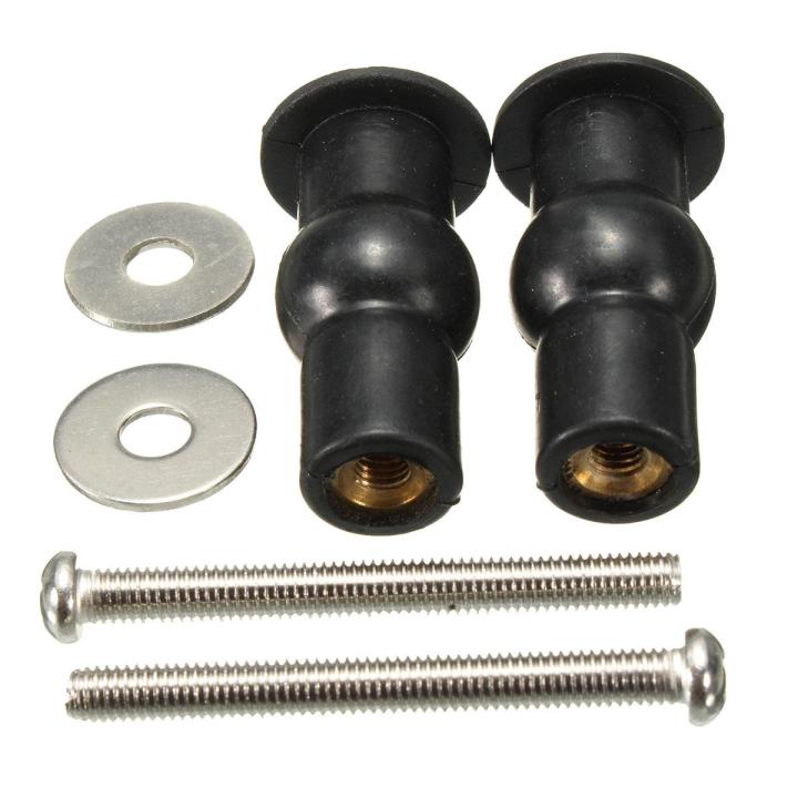 WELL NUTS Premium WC TOILET SEAT HINGES BLIND Tools DIY HOLE FIXINGS ...