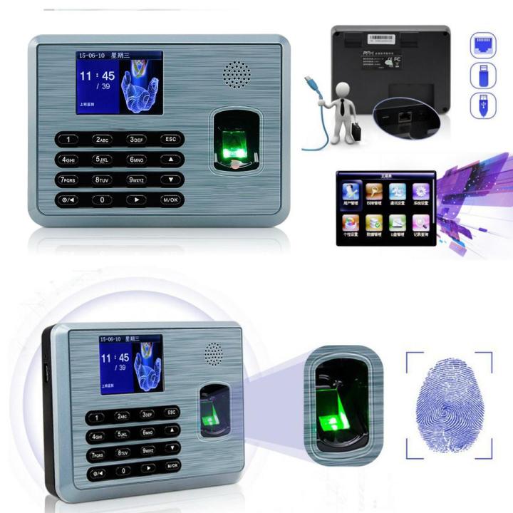 3 inch New New TCP/IP Terminal Biometric Fingerprint Attendance ...