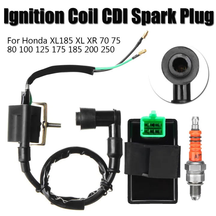 Ignition Coil CDI Spark Premium Plug For XL185 XL XR 70 75 80 100 125 ...