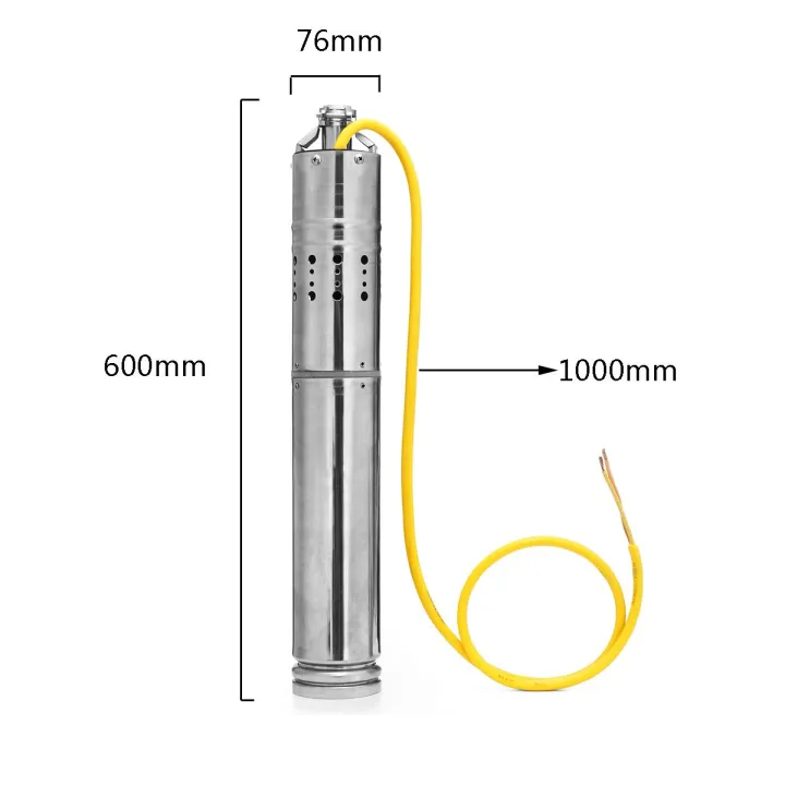 24V HOT SELL 750W Solar Water Powered Pump Submersible Bore Hole Pond ...