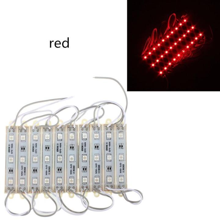 10pcs 5050 Highquality 3LEDs Module Waterproof LED Strips String Lights ...