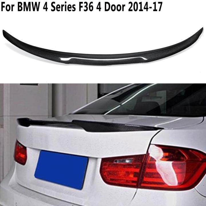 Carbon Fiber Rear Trunk Spoiler Wing For BMW 4 Series F36 4 Door M4 ...