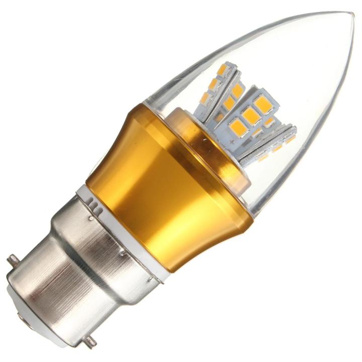 LED Light Bulb B22 6W Energy Saving 10W 2835 SMD LED Chandelier Candle ...