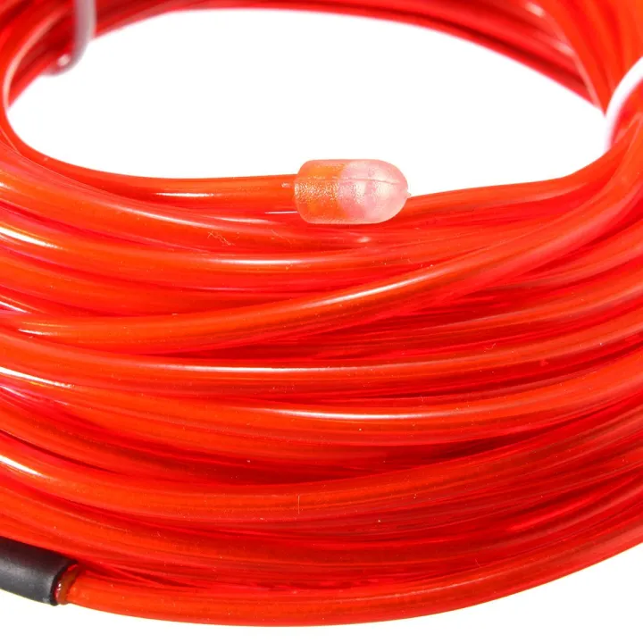 10M EL Wire Flexible Neon LED Light Glow String Strip Rope Tube Car ...