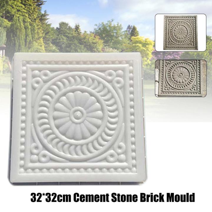 32*32cm DIY Path best Maker Plastic Mold Road Paving Cement Stone ...