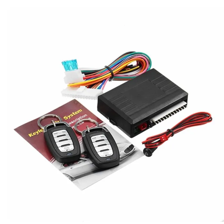 Universal Car Alarm Systems 12V Motors Auto Remote Central Door Locking ...