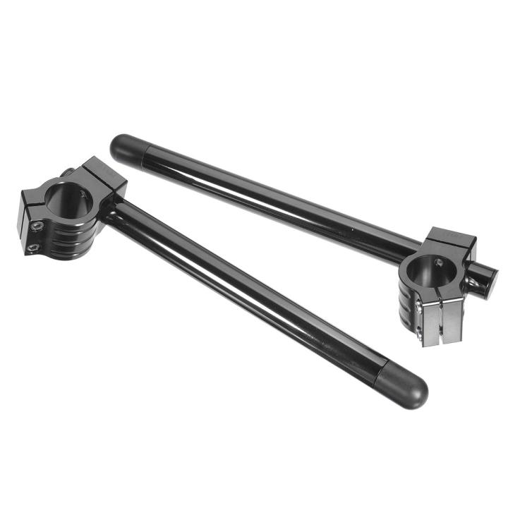 31mm CNC Motorcycle Fork Premium Tube Clip-on Handlebar 7/8" Cafe Racer ...