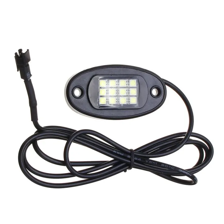 1Pc White 12LED Under Body Light Rock Lamp Decorative Ambient - | Daraz.lk