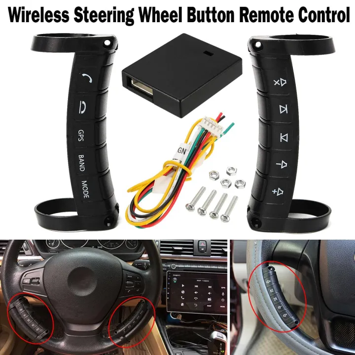 Auto Car Best Wireless Steering Wheel Remote Control Bluetooth Media ...