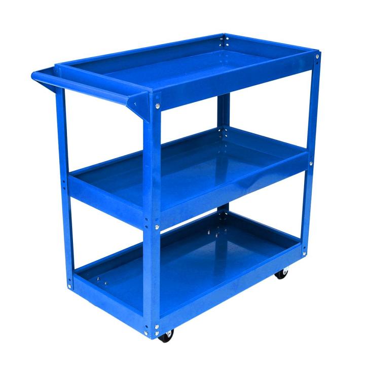 3 Tier HOT SELL Tool Cart 200KG Load Heavy Duty Metal Trolley Mechanic ...