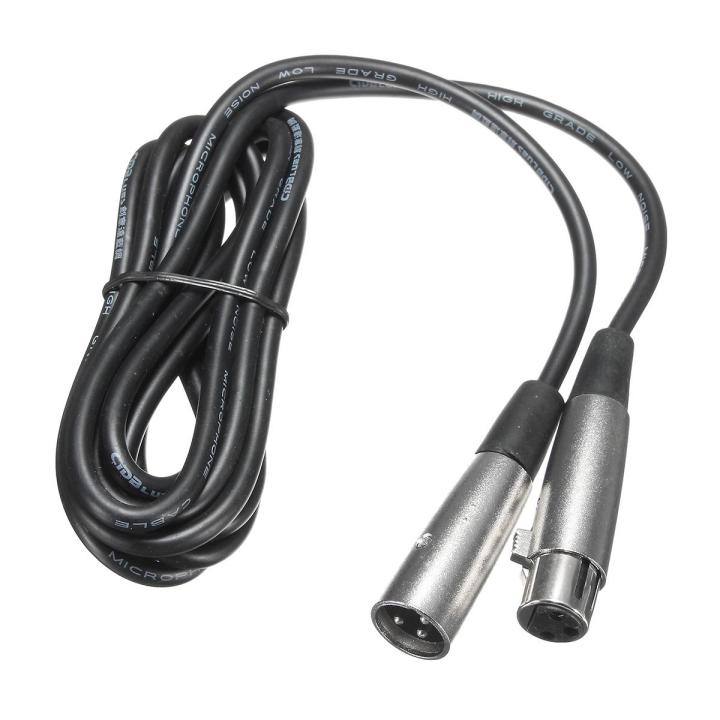 2.4m Three-pin Connector XLR Microphone Lead & Audio Signal Cable ...