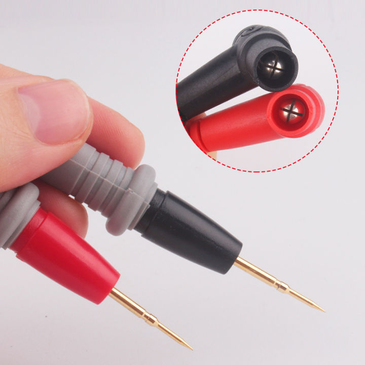Digital Multimeter Probe Test Leads Super-Sharp and Fine Gold-plated ...