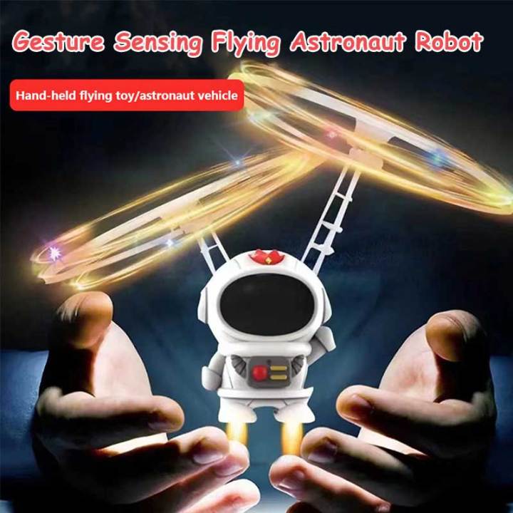 UFO Spaceman Gesture Sensing Flying Robot Astronaut Spacecraft ...