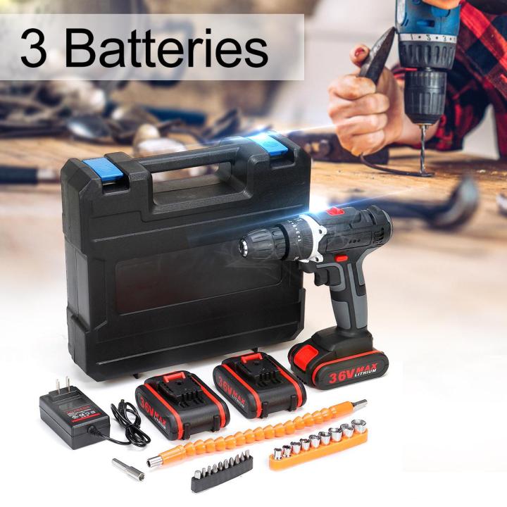 26/2728pcs Torque Double Speed Brushless Screwdriver Hammer 10mm Chuck ...