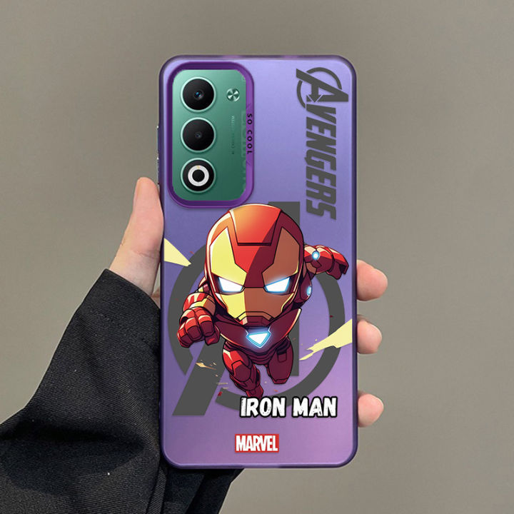 OPPO A5x A5 5G A5 Marvel Iron Man Color Silver Case Cute Durable Cover ...