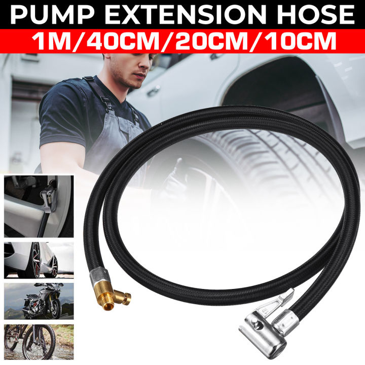 Pump Extension Best Hose Air Tyre Valve Adaptor Stem Extender for ...
