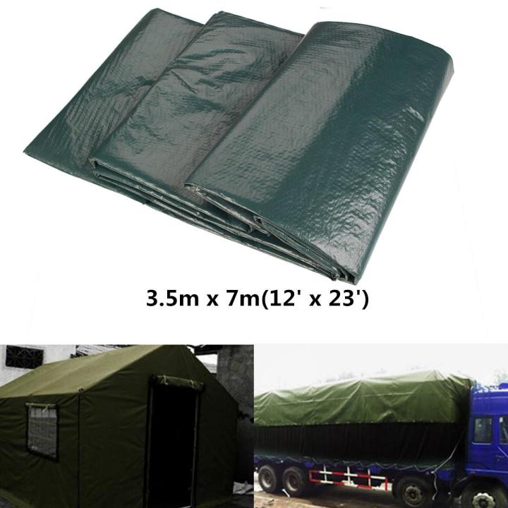 Waterproof Tarps Tarpaulin Ground Sheet Camping Cover Lightweight Dark ...