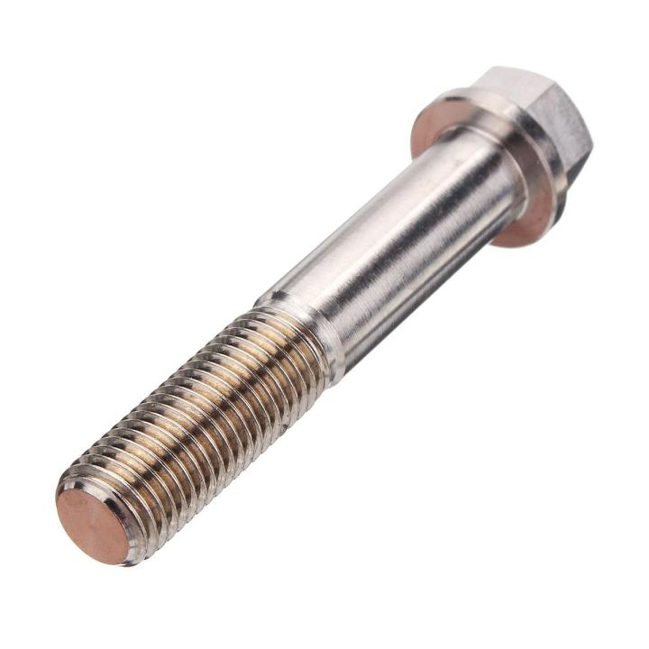M10 Titanium New Ti Hex Head Flange Bolt fine x1.25mm 110mm - M10x55mm ...