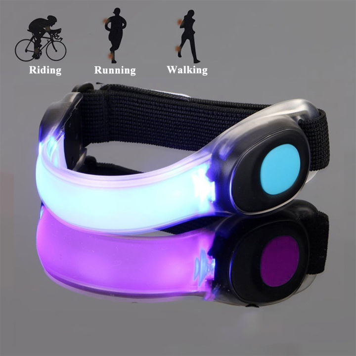Luminous Armbands Chic LED Reflective Light Arm Belt Band CR2032 For ...