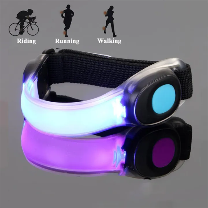Luminous Armbands LED Reflective Light Arm Belt Band CR2032 For Night ...