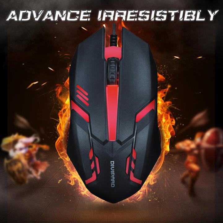 1000dpi USB Best-selling LED Wired Optical Backlight Gaming Computer ...