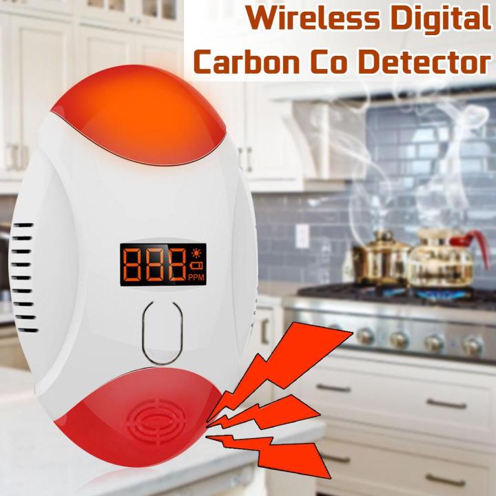 LED New Digital Display Carbon Monoxide Gas Densor CO Detector Alarm ...