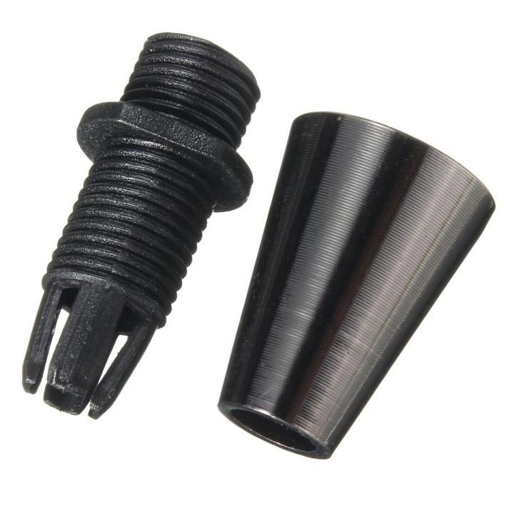 5x Metal Strain Relief Piece Threaded Cord Grip Cloth Wire Socket Cap ...
