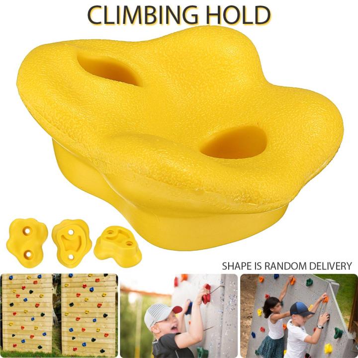 Rock Climbing Stones Hand Hold Wall Climb Plastic Tool Indoor Kids Toy ...