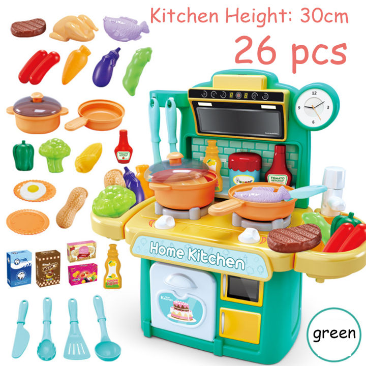 26PCS Kids Best Electronic Toy Gift Kitchen Cooking Cooker Play Set ...