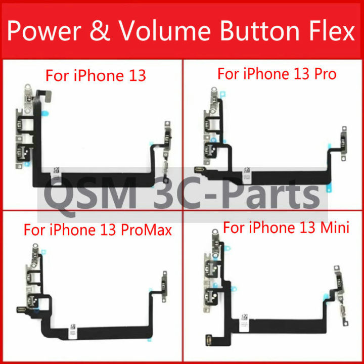 Power Switch on off volume flex Cable with Metal Bracket Assembly For ...