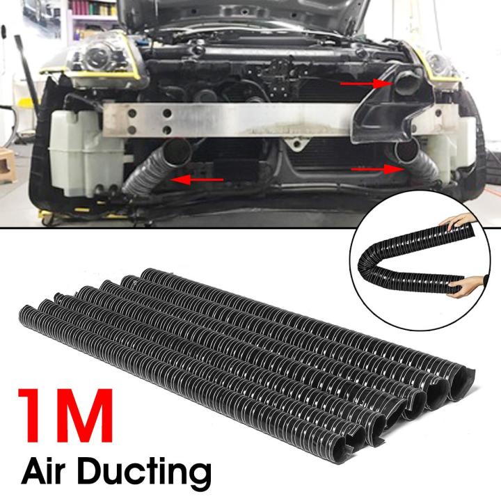 Black Air Ducting Pipe Flexible Hose Hot Or Cold Car Cooling Transfer ...