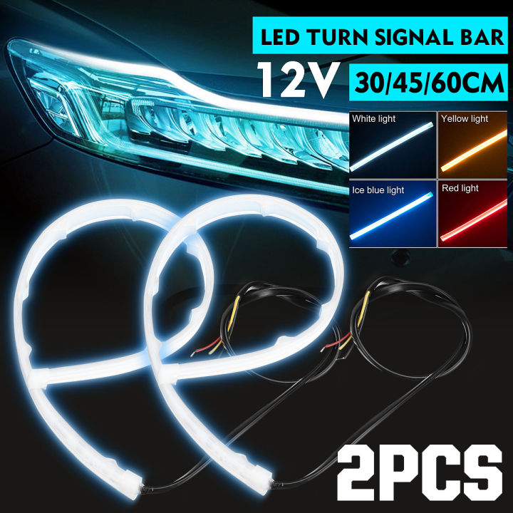 [CNY 2020]Flexible Soft Tube Guide Motors DRL LED Strip Light Car ...