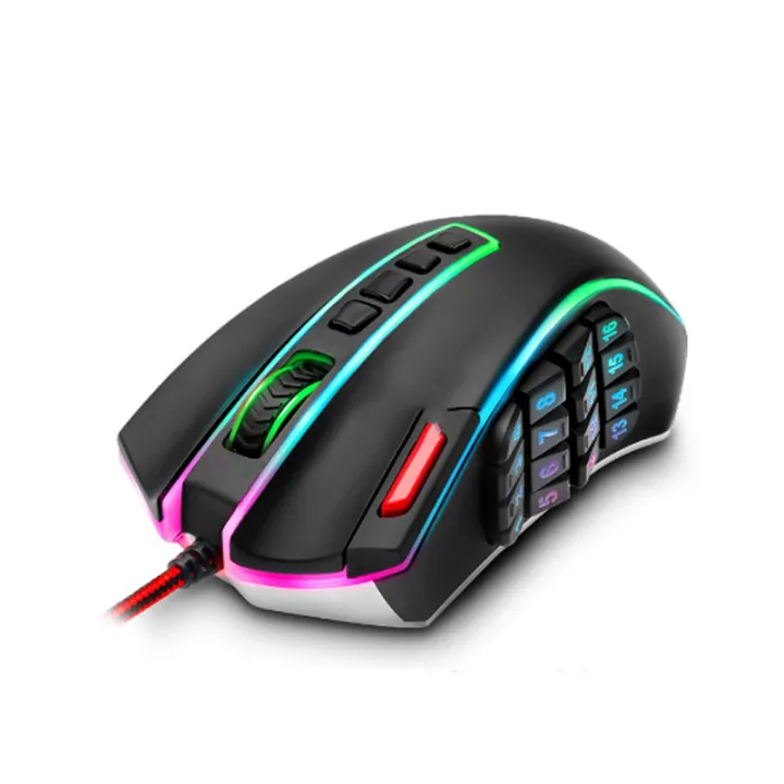 Redragon M990 24 Computers Buttons 100-24000 DPI USB Wired 5 Colors RGB ...