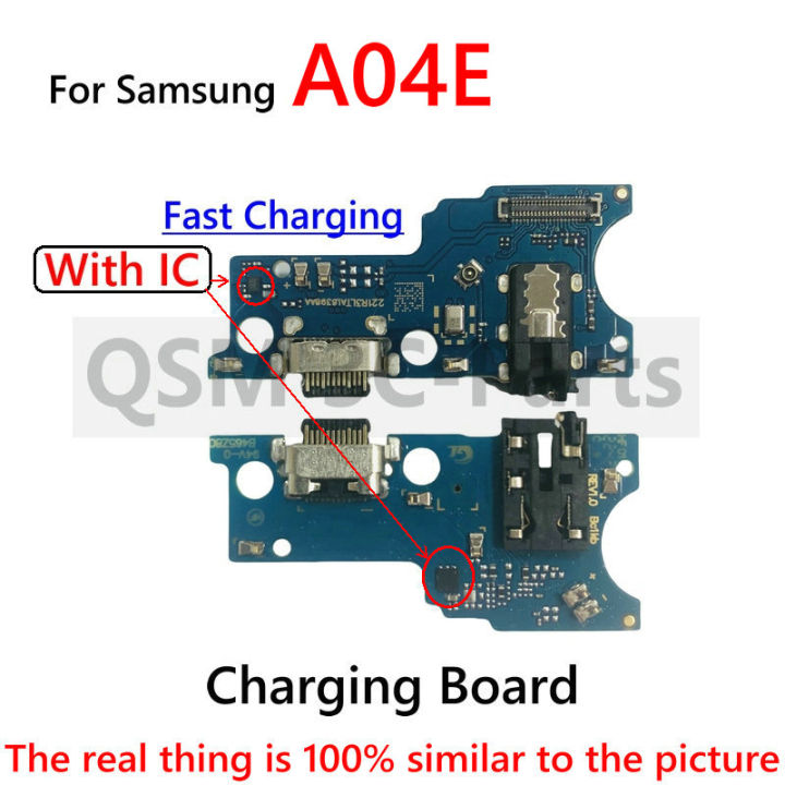 For Samsung A04E A042F USB Charger Dock Connector Charging Port Board Microphone Flex Cable ...