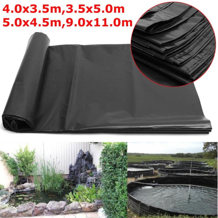 4 Sizes Durable Fish Pond Liners Reinforced HDPE Membrane Garden Pools ...