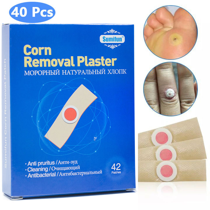 BNproduct 42pcs Foot Corn Removal Calluses Plantar Warts Thorn Pain ...
