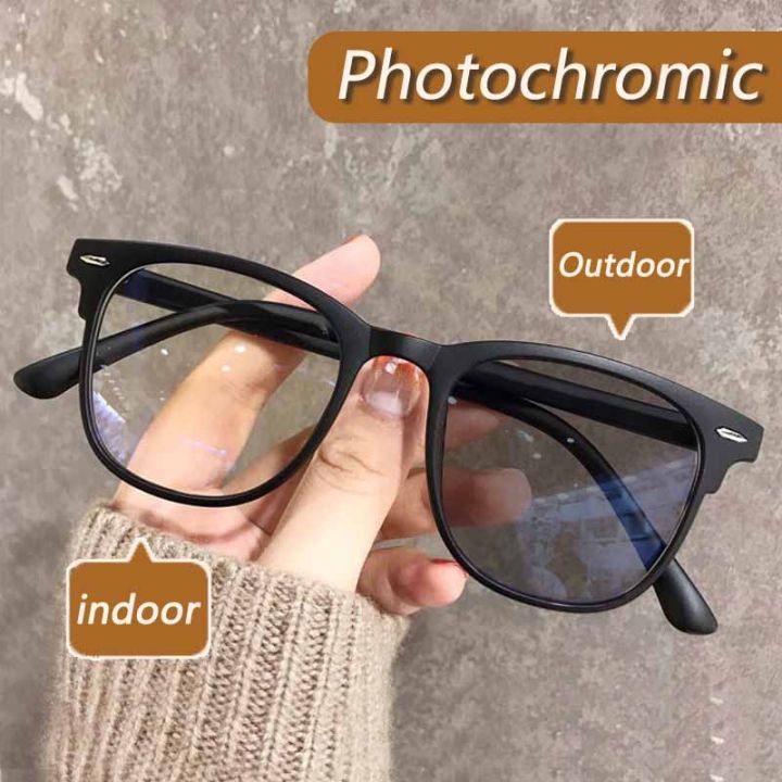 2 In1 Photochromic Computer Women Men Students Anti-Blue Light UV400 ...