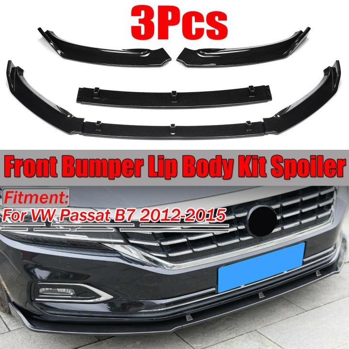 For VW Chic Passat B7 US version 2012-15 Carbon Fiber Look Front Bumper ...