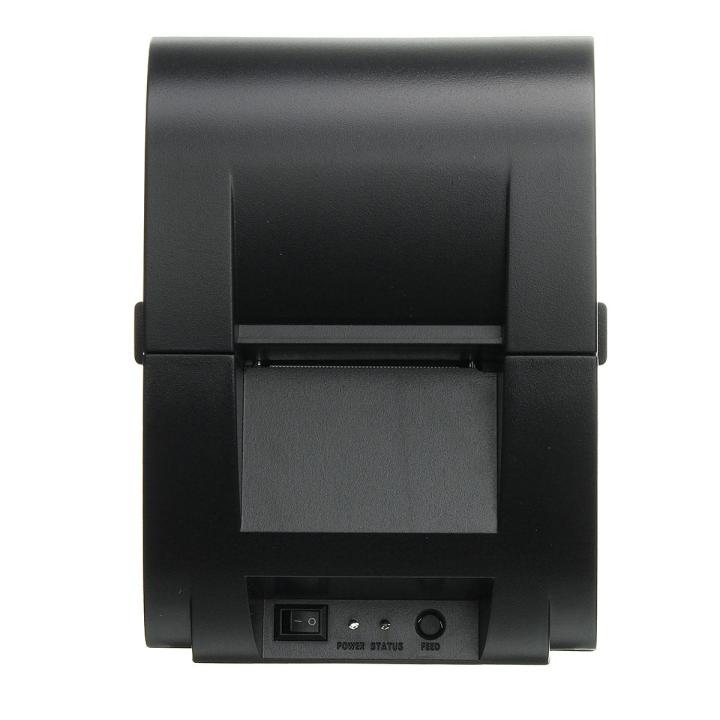 Black 58mm Thermal Bill Printer Label Receipt Roll Paper For POS ...