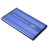 USB 2.0 2.5" IDE Hard Drive Disk HDD External Case Enclosure PC Blue ...