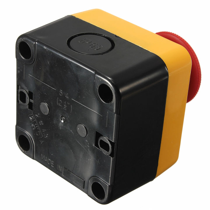 Weatherproof Red Sign Computers Emergency STOP Push Button Actuator ...