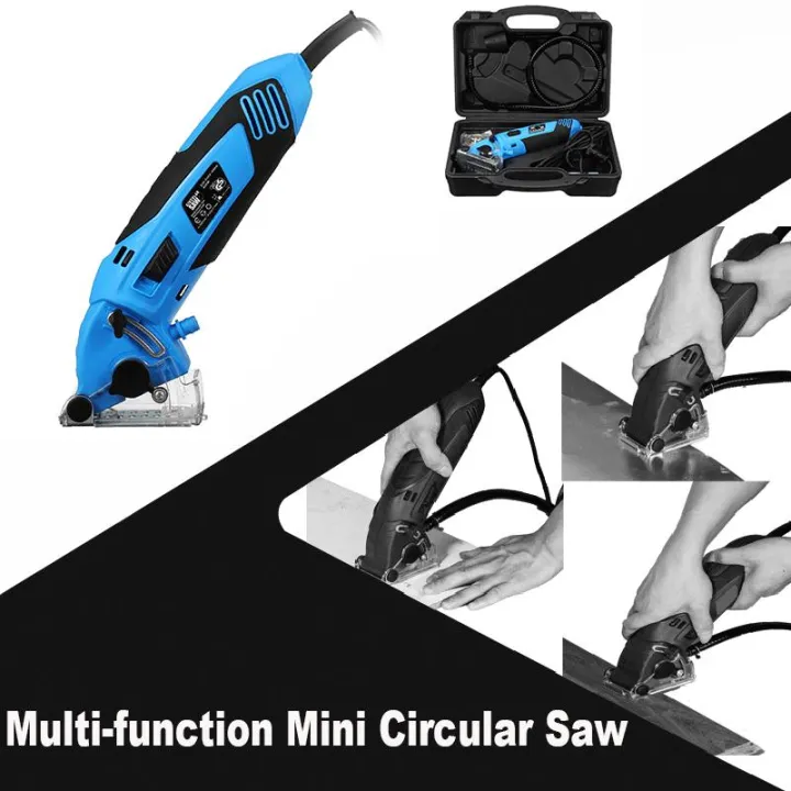 220V 3700rpm New Dust Extraction Multi-function Mini Circular Saw Kit ...