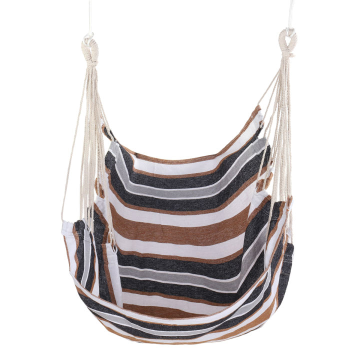 Hammock Chair Hanging Swing Chair Seat for Garden Indoor Outdoor ...