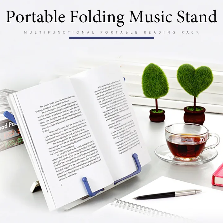 Foldable Recipe New Book Reading Stand Holder Stand Rest Stand Kids ...