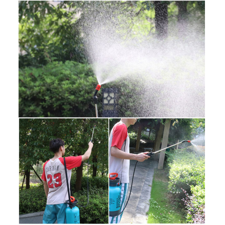 5L/8L Portable New Pressure Garden Spray Bottl Shoulder Sprayer Manual ...