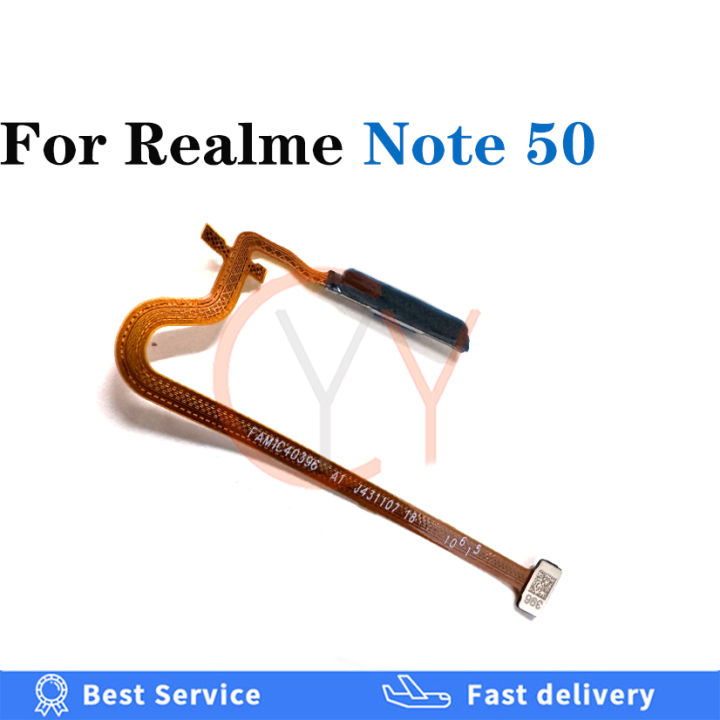 For OPPO Realme Note 50 RMX3834 Back Home Button Fingerprint Scanner ...